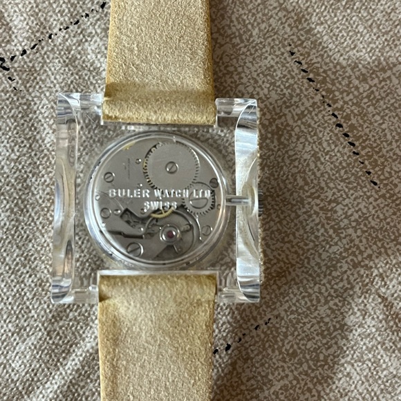 Buler | Accessories | Vintage Buler Watch Ltd Swiss Made Blue ...